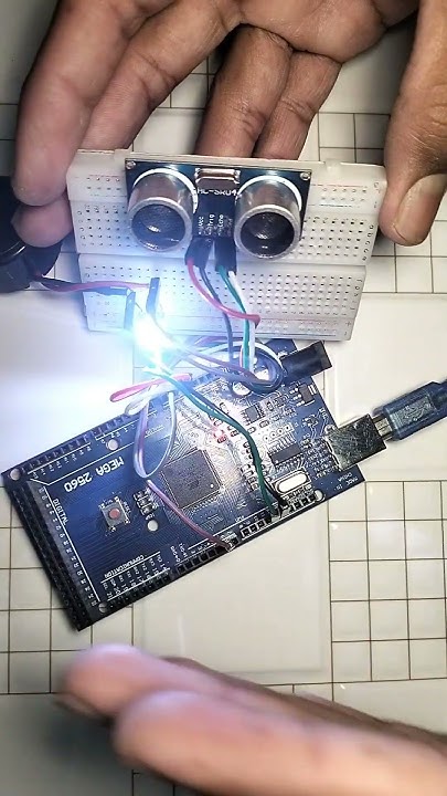 amazing project with ultrasonic sensor and Arduino # short - YouTube