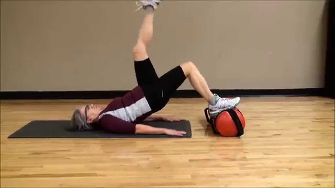 Smart Fit Water bag workout core - YouTube