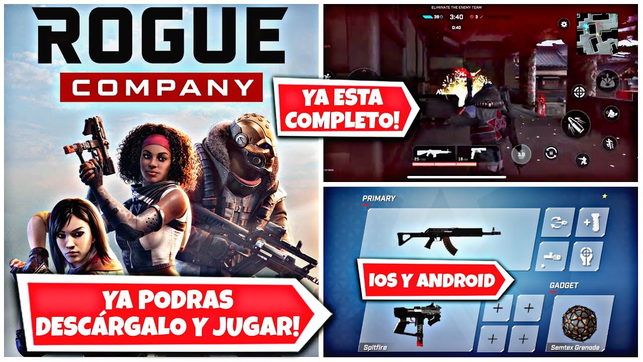 ROGUE COMPANY MOBILE YA ESTA COMPLETO! YA PODRÁS DESCARGARLO Y JUGAR EN ...