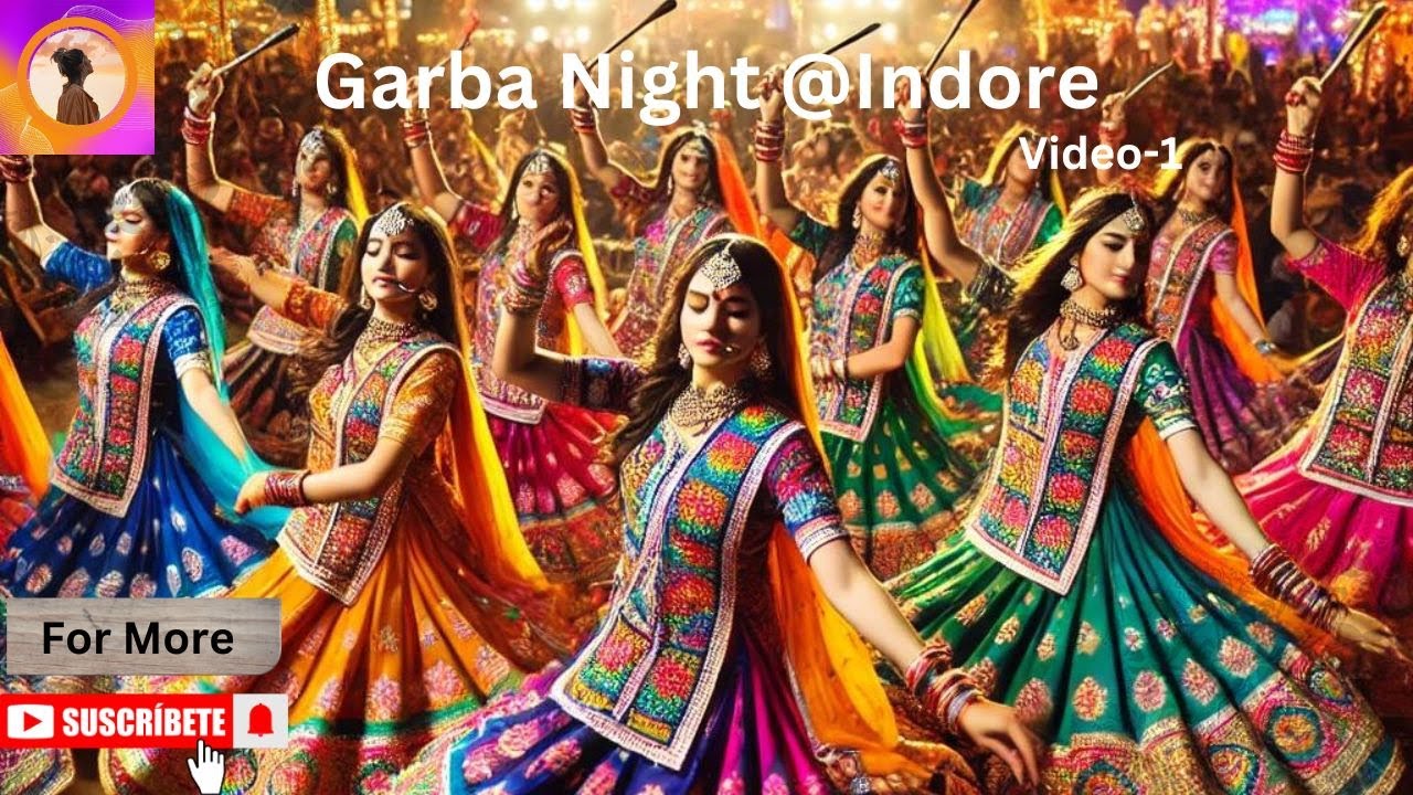 Garba Night At Indore/ Dandiya/Garba Song/ Ganesh vandana/Group Garba ...