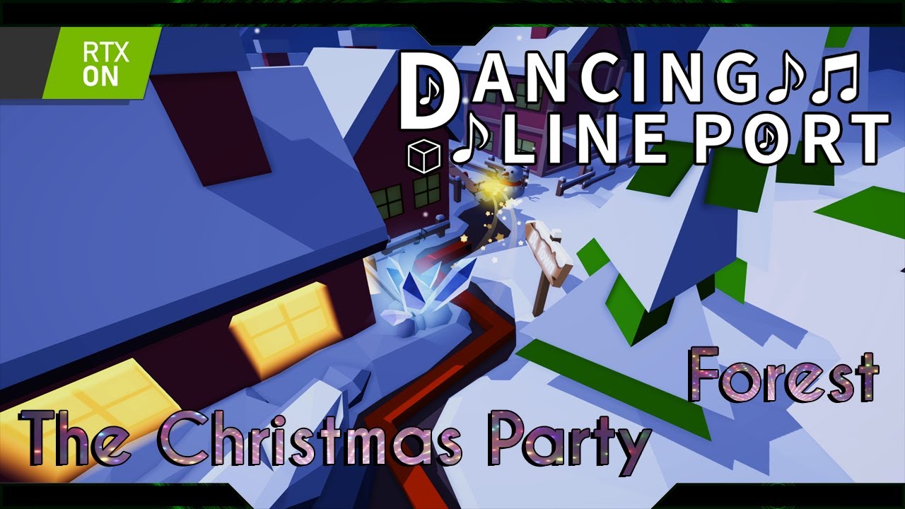 Dancing Line - The Christmas Party Forest (Post Processing) - YouTube