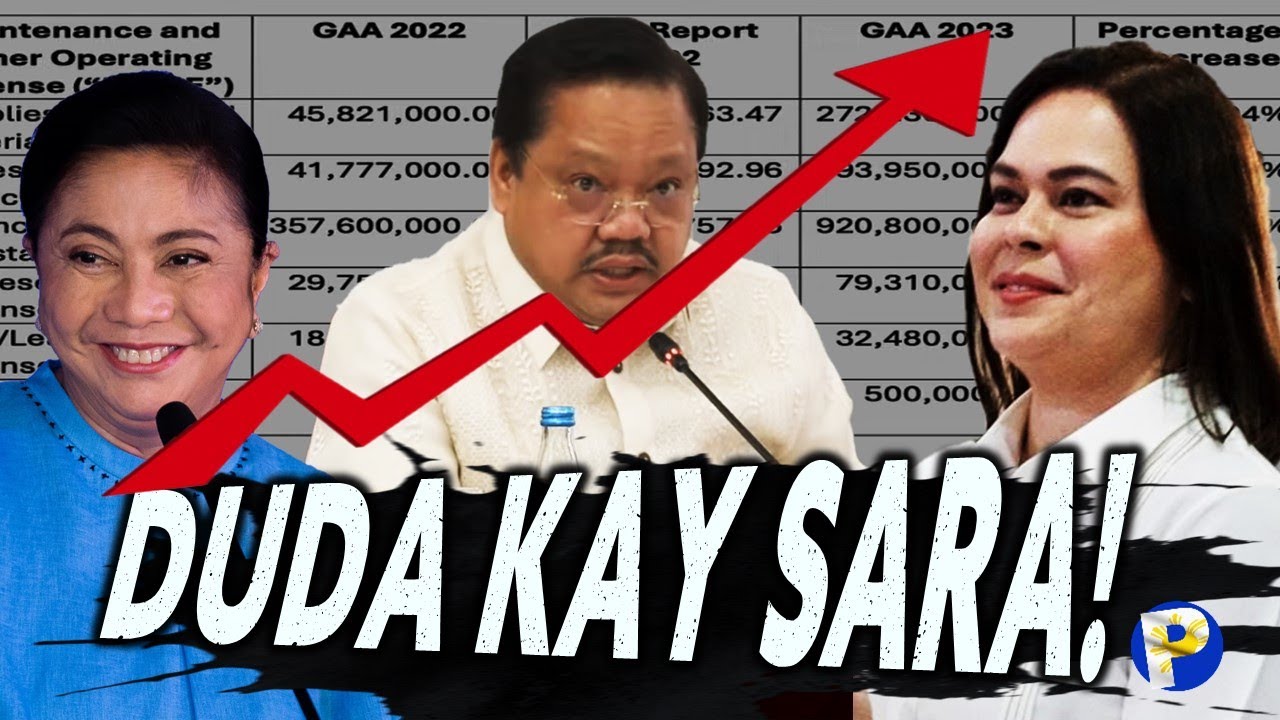 Valeriano duda kay VP Sara Duterte dahil sa sobrang pagtalon ng GASTOS ...