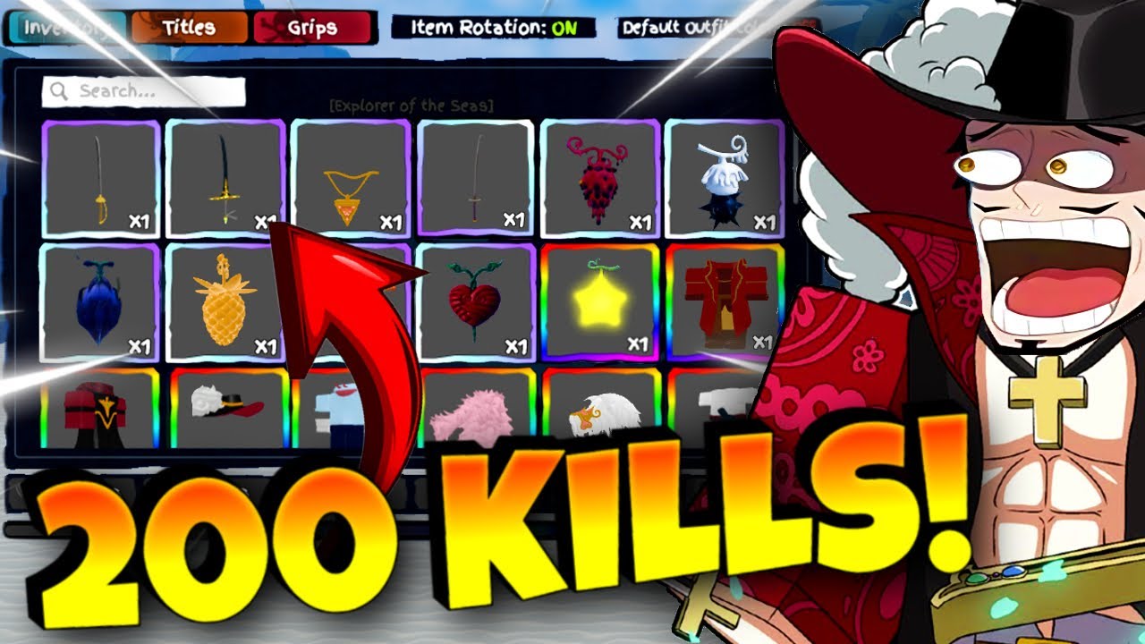 [GPO] All Of My Second Sea BOSS DROPS After 200+ KIILS! - YouTube