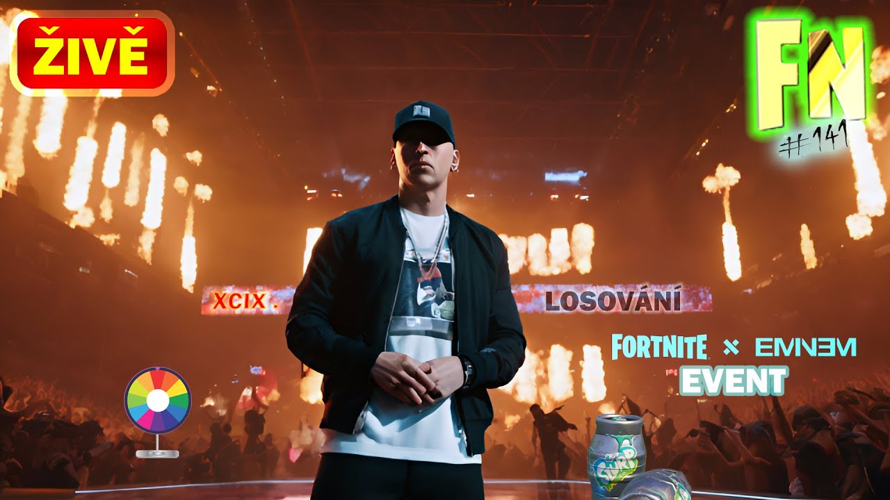 🔴živě Fortnite gameplay #141 🎶 EMINEM EVENT ! 🎶 - YouTube