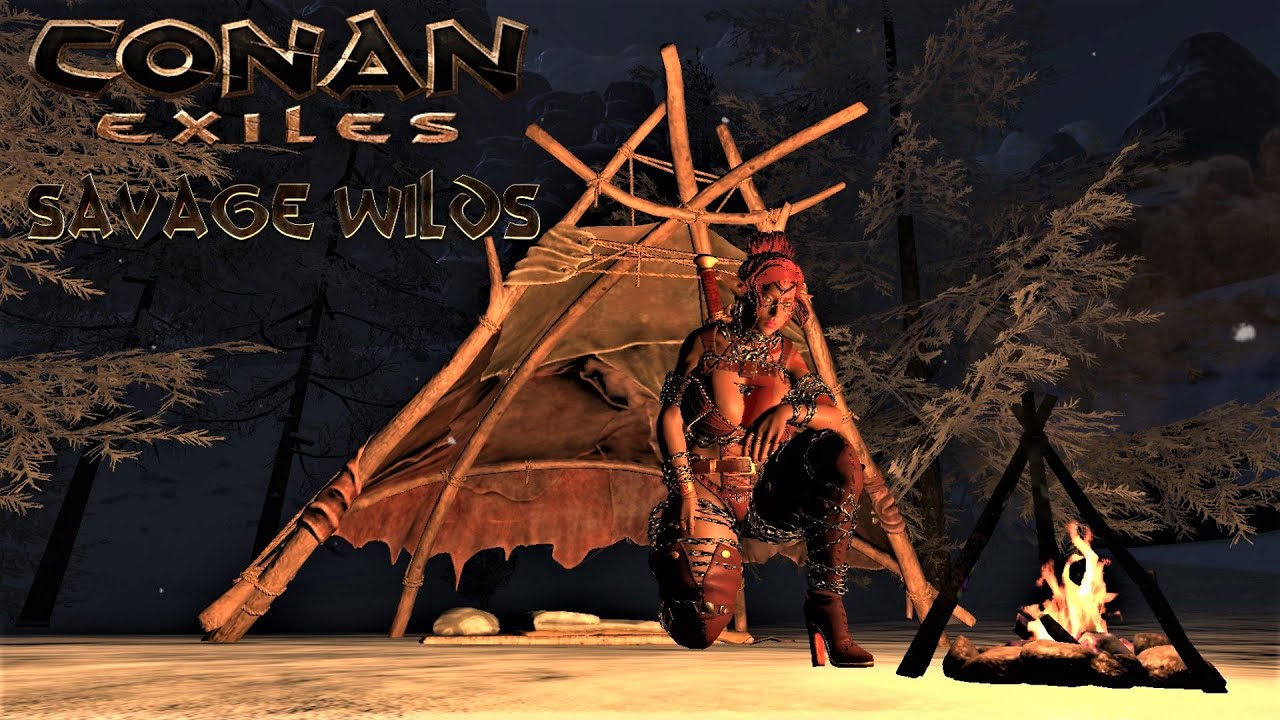 Outpost Build In The Savage North (H18 location) - Conan Exiles (Savage ...