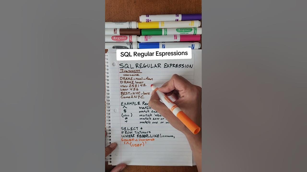 SQL Regular Expression - YouTube