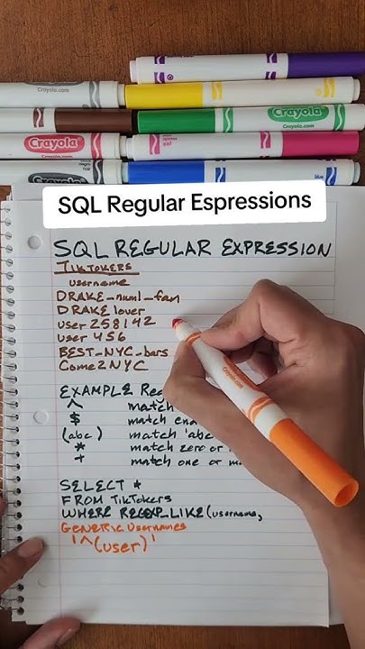 SQL Regular Expression - YouTube