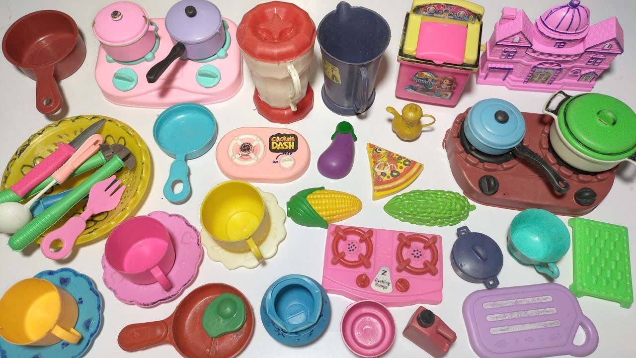 4 Minutes Satisfying Kitchen Set | Unboxing Miniature kitchen Set ...