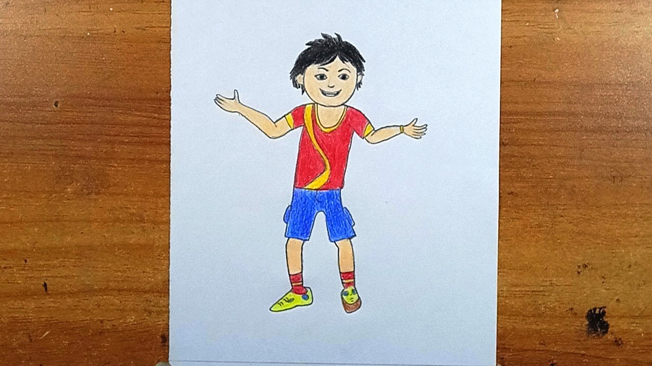 How to Draw Shiva Drawing step by step | Shiva Cartoon Drawing ...