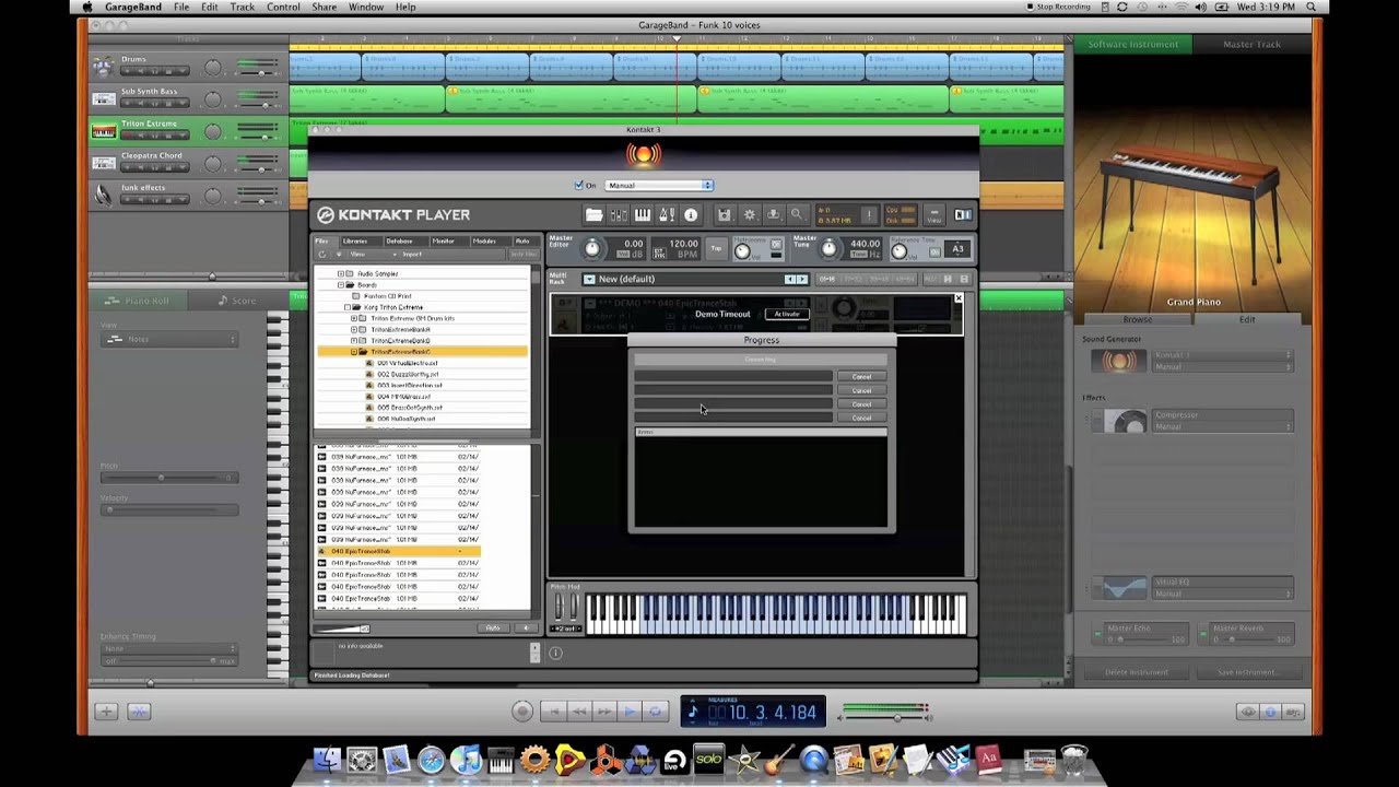 Kontakt & Garageband - YouTube