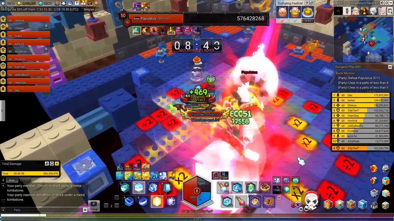 Maplestory2 Knight - Cpap / Ludibrium Clock Tower ไทย - YouTube