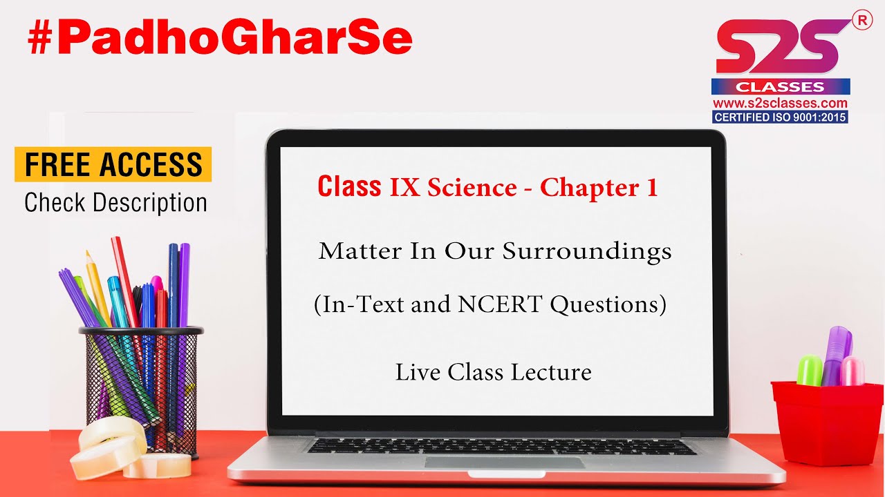 Class 9 Science Chapter 1 - Matter in our Surroundings | Exercise ...