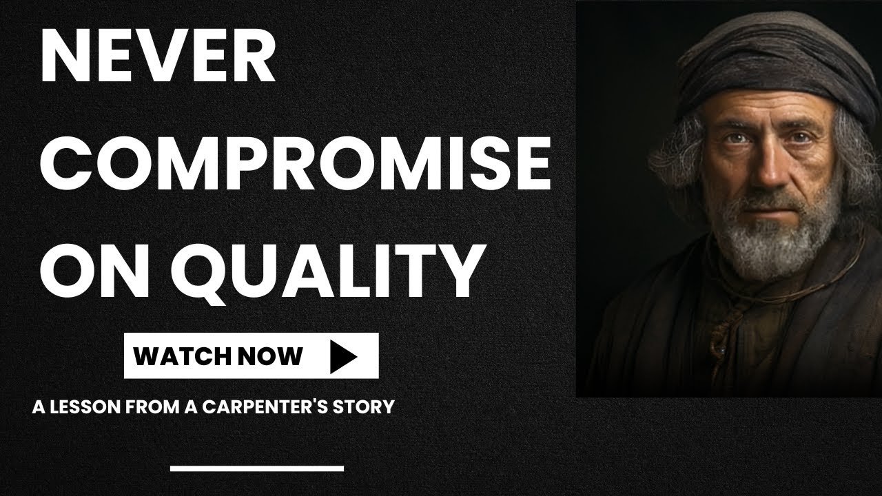 Never Compromise on Quality: A Lesson from a Carpenter's Story - YouTube