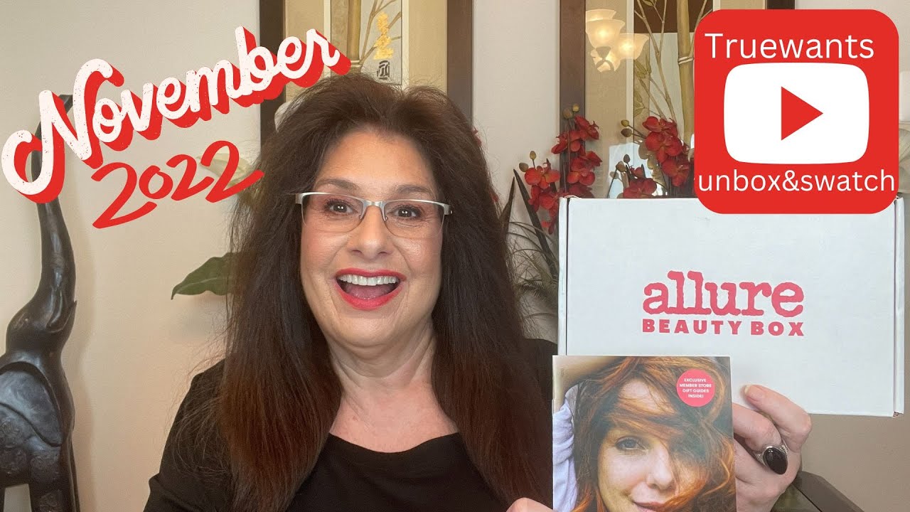 Allure November 2022 Beauty Box PAID $23.00 includes Full Size 111 Skin ...