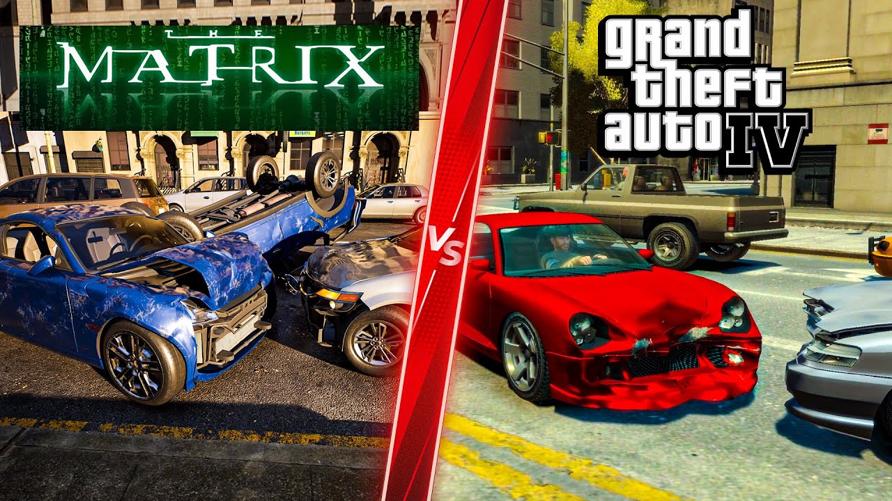 The Matrix Awakens Physics vs GTA 4 Physics - Direct Comparison ...