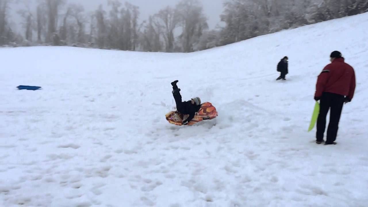 Sledding Kareem Orange Sled - YouTube