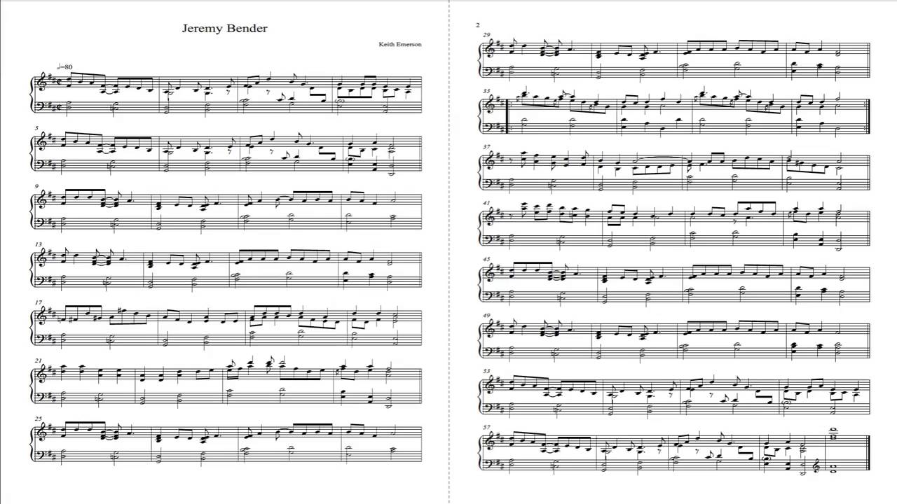 Keith Emerson - Jeremy Bender - Massimo Bucci - YouTube