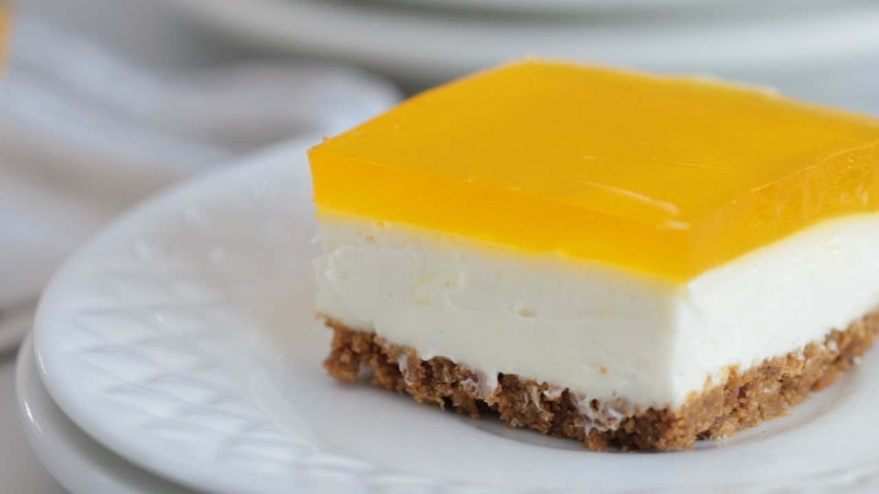 No-Bake Mango Cheesecake Squares Recipe | Yummy Ph - YouTube