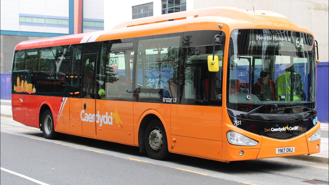 Lovely Vehicle - Cardiff Bus 781 - Route 64 - YouTube