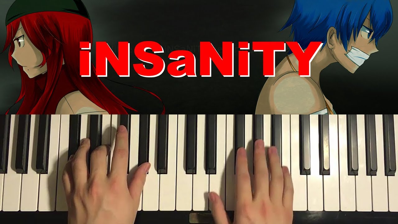 iNSaNiTY - Vocaloid (Piano Tutorial Lesson) - YouTube