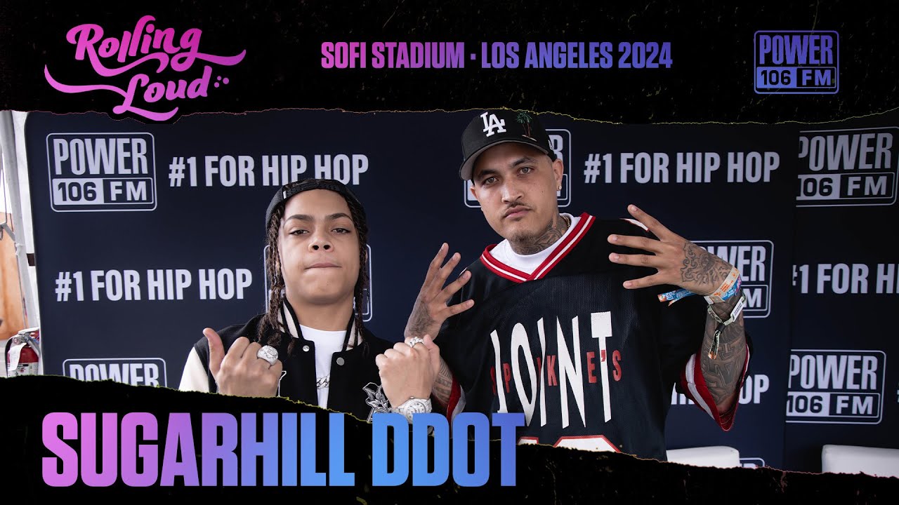 Sugarhill Ddot Backstage Interview At Rolling Loud With Power 106 & DJ ...