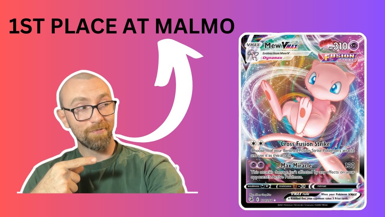 MEW VMAX 1ST PLACE MALMO - Pokemon Trading Card Game PTCGL - YouTube