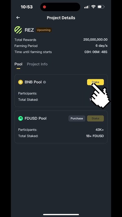 Binance Launchpool / New List Renzo (REZ) / Stake With BNB & Get Free REZ #binancelaunchpad # ...