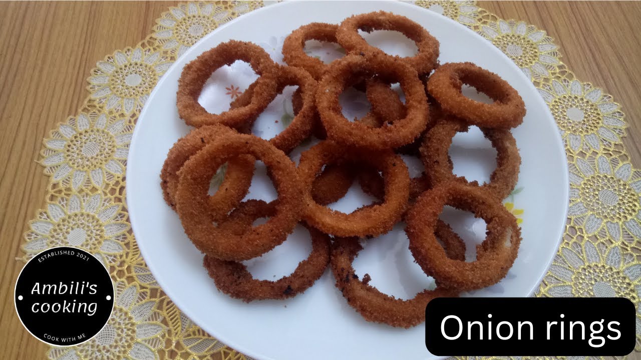 Onion rings/crispy onion rings/snacks recipe/instant recipe - YouTube