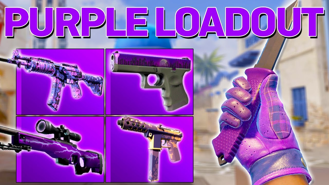 This BUDGET PURPLE Themed CS2 Loadout is INSANE! (Cheap & Expensive ...
