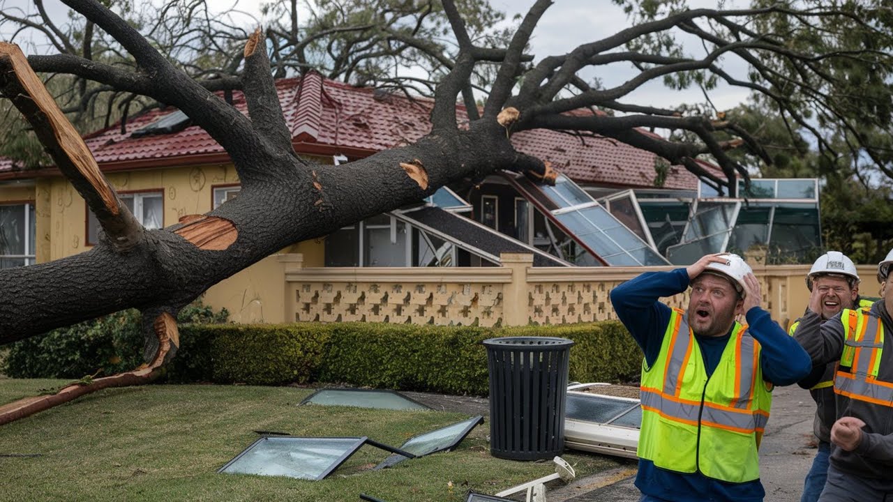 Dangerous Fastest Idiots Cutting Tree Fails Skill With Chainsaw | Tree ...