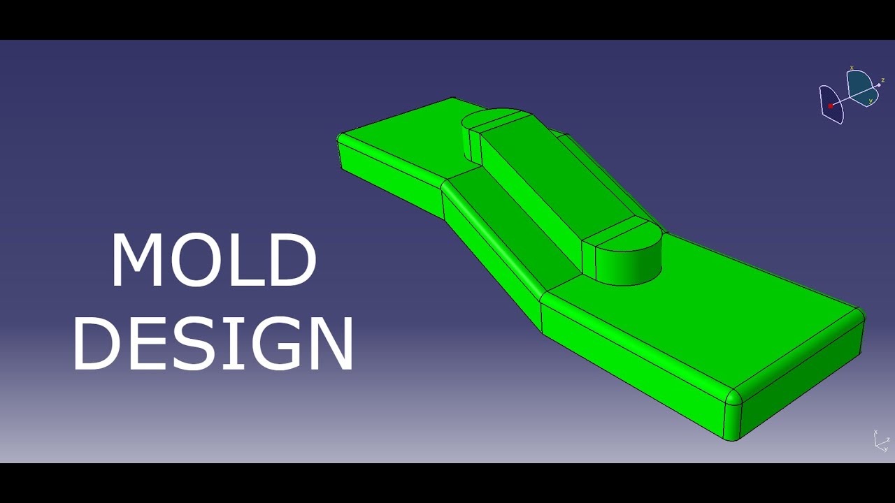 Mold Design - CATIA V5 - CATIALOG - YouTube