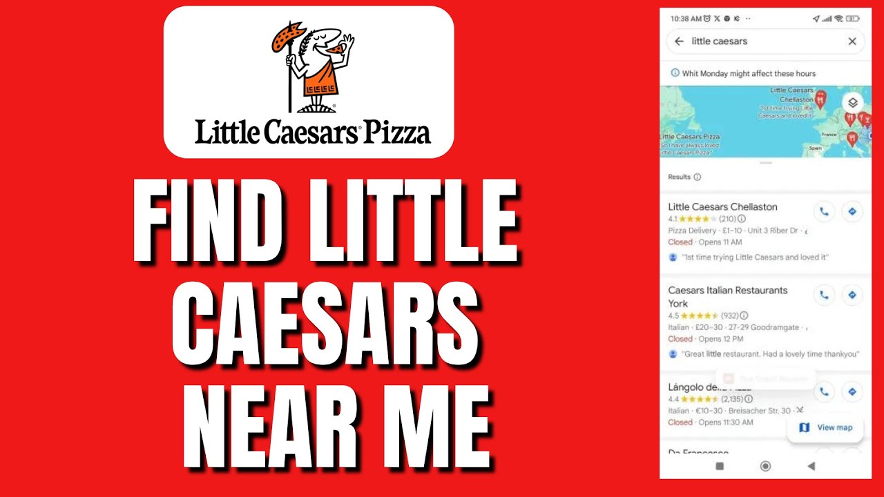 How To Find Little Caesars Locations Pizza Near Me - YouTube