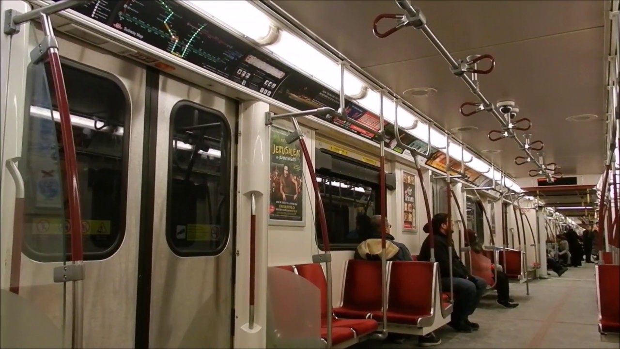 TTC Toronto-York Subway Extension - First southbound train from VMC ...