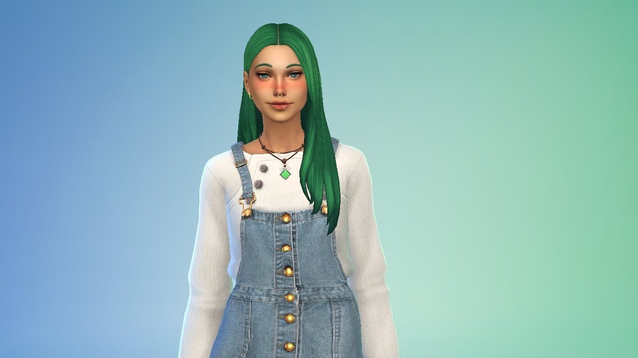 Sims 4 Not So Berry: Mint Sim Timelapse - YouTube