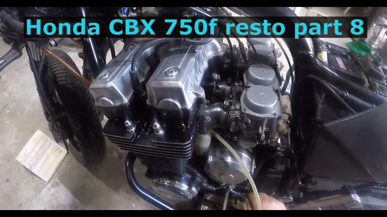 Honda CBX 750f resto part 8 - YouTube