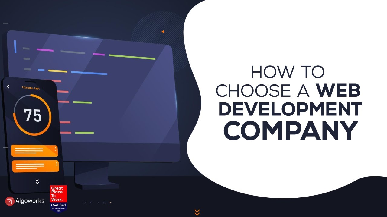 How To Choose A Web Development Company | Web Development Services | Algoworks - YouTube