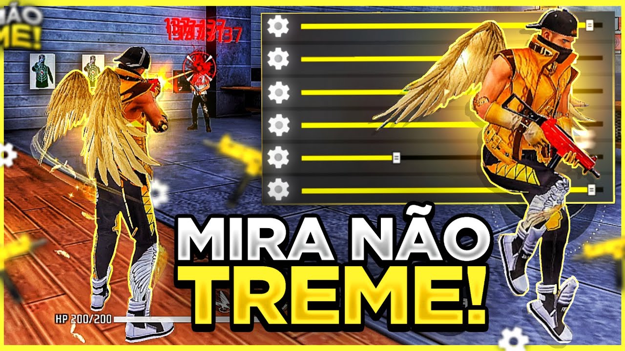 Sensi VIP Grátis! a MELHOR SENSIBILIDADE para SUBIR CAPA no FREE FIRE ...