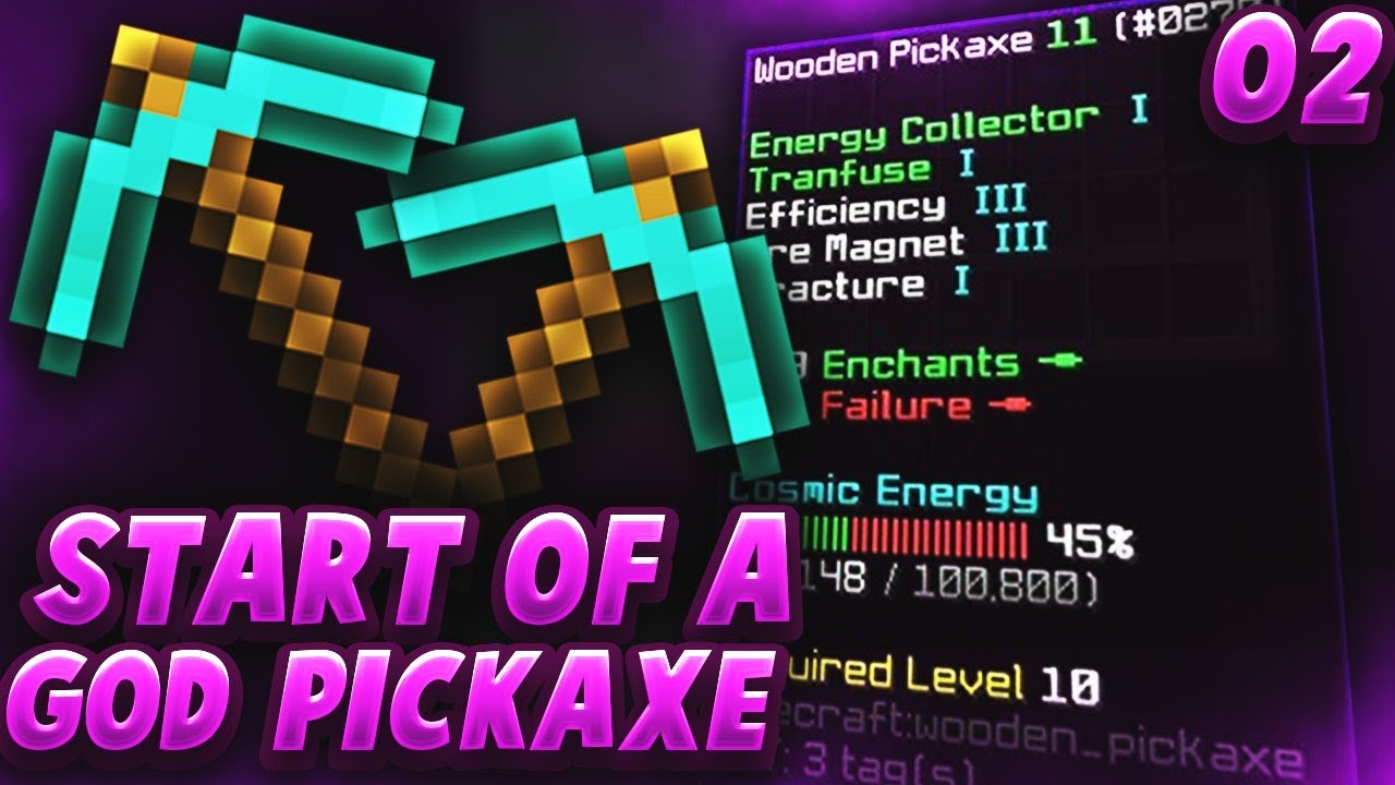 THE START OF OUR GOD PICKAXE! | Minecraft COSMIC PRISONS #2 (CosmicPvP ...