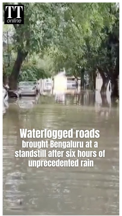 Bengaluru Comes to Standstill After 6 Hours of Unprecedented Rain ...