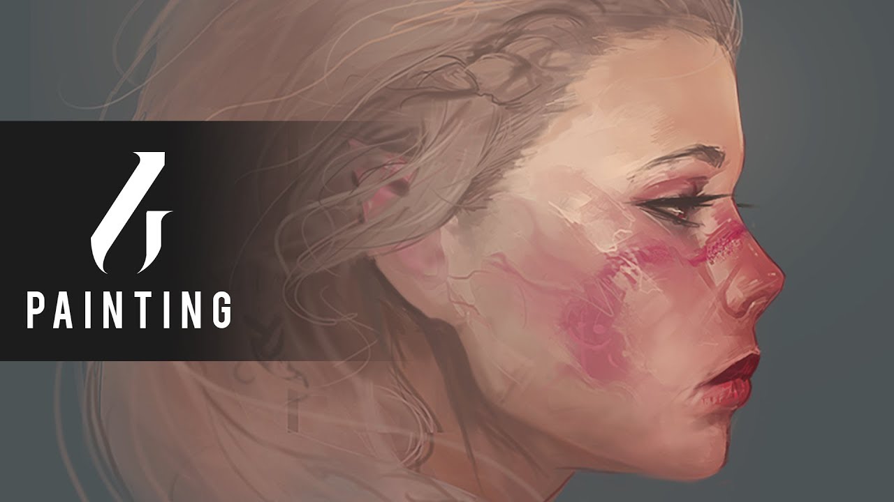 Luna - Digital Painting - YouTube