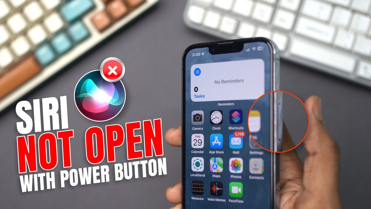 Fix Siri Not Showing Up When Pressing the Side Button on iPhone | Siri ...