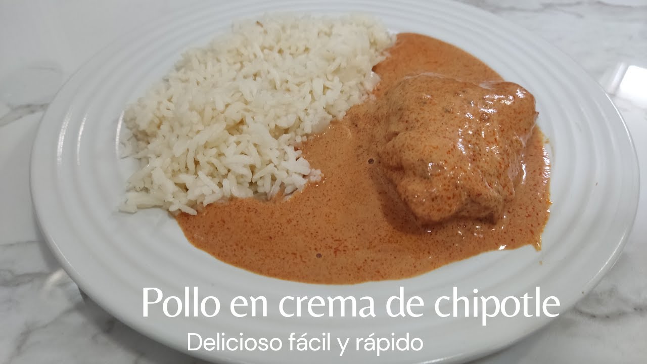 Pollo en crema de chipotle, deliciosa receta fácil de hacer # ...
