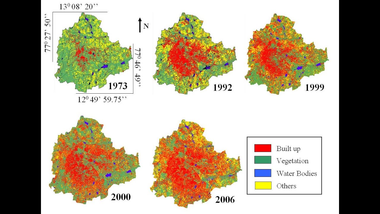🛑Mapping urban expansion and its effect on the surrounding land uses ...