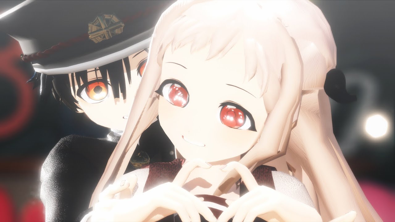 【MMD ᴴᴰ | Jibaku Shounen Hanako-kun】 「Turing Love / チューリングラブ」 【八尋寧々x 花子 ...