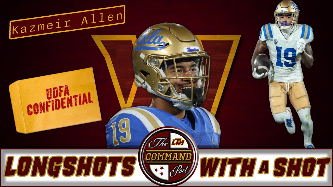 Washington Commanders UDFA Confidential | Longshots With A Shot To Make ...