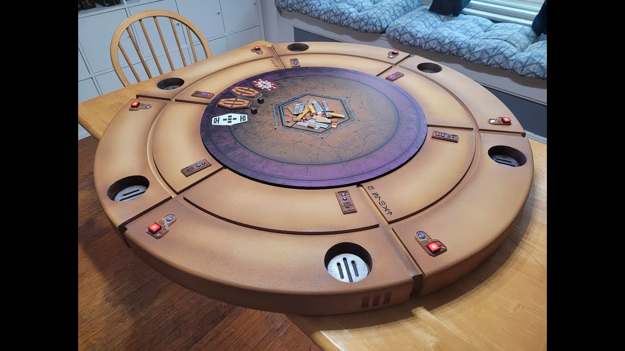 Custom Sabacc Table for Hyperspace Props - YouTube