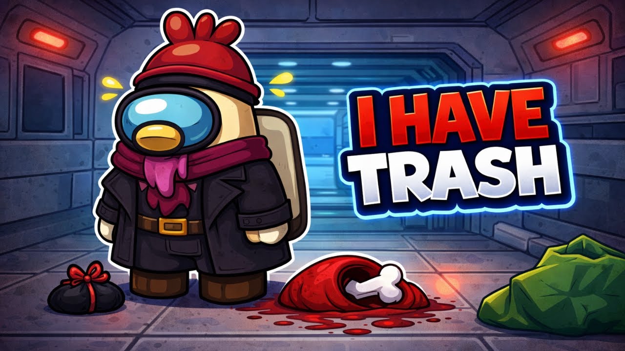 But I have Trash.... Among us Gameplay - YouTube
