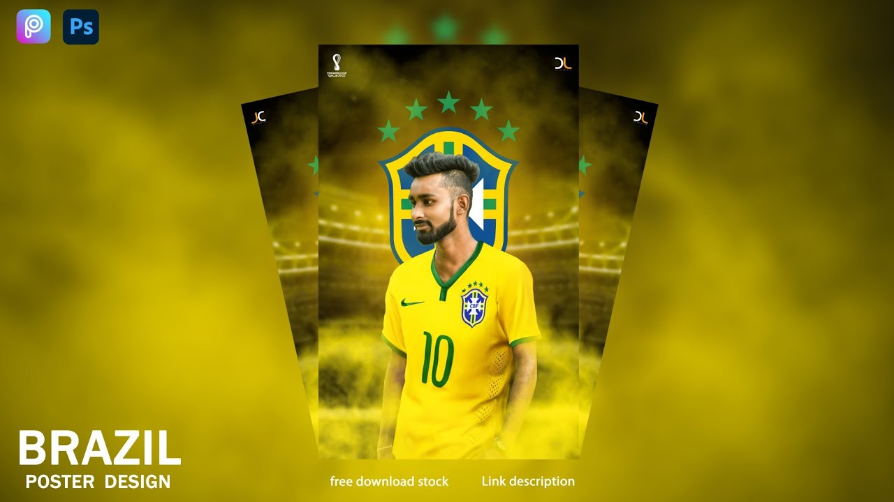 Brazil Supporters Photo Editing | Brazil Photo Editing Tutorial 2021-22 ...