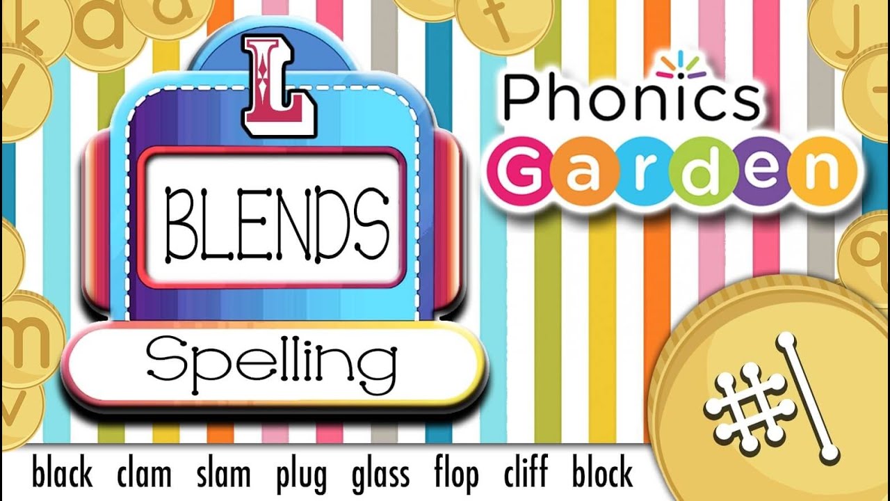 L-Blends #1 | Slot Machine Spelling | Phonics Garden - YouTube