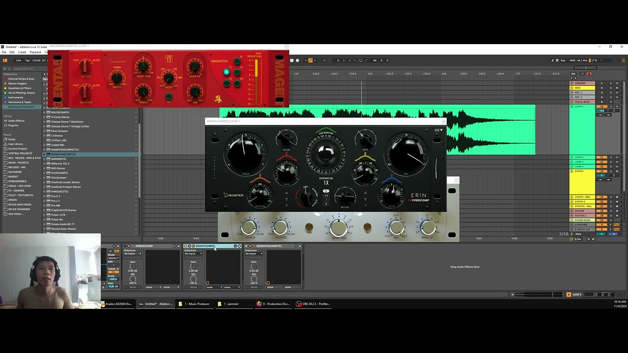 Mixing Session with Vocal & Guitar Loop (4.11.2024) - YouTube